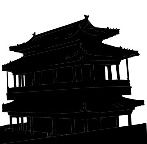 Stock Pictures Chinese Architecture Silhouettes