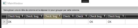 Values Not Displaying For Certain Column Names In Grid In Ui For Wpf