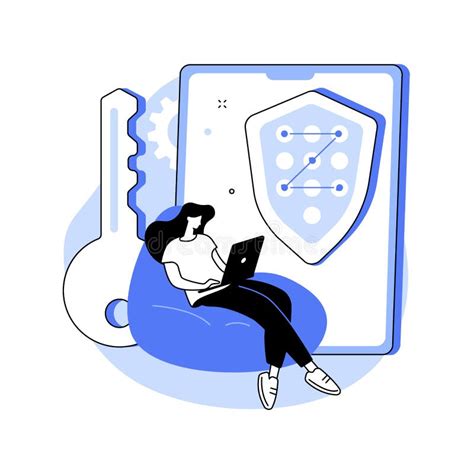 Secure Web Traffic Abstract Concept Vector Illustration Stock Vector