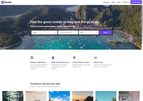 Directory Listing Template Rentkit