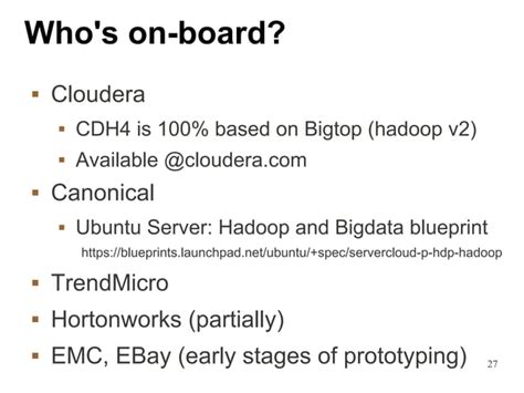 deploying hadoop based bigdata environments ppt