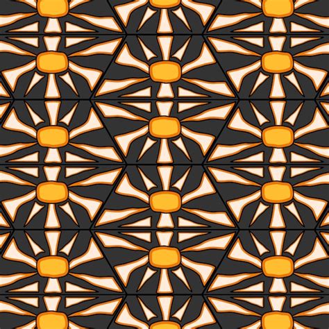 Free Vector Hand Drawn Turtle Shell Pattern Design