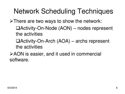 Ppt Network Scheduling Techniques Powerpoint Presentation Free