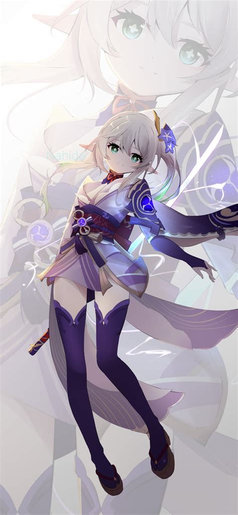 Raiden Shogun And Nahida Genshin Impact Drawn By Qixia Danbooru