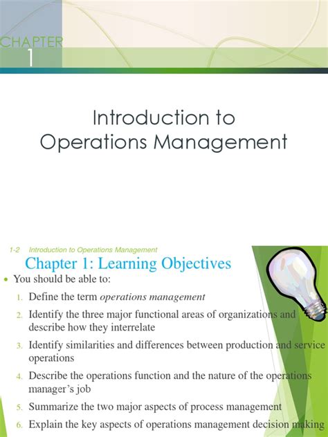 chapter 1 operation management pdf operations management factors
