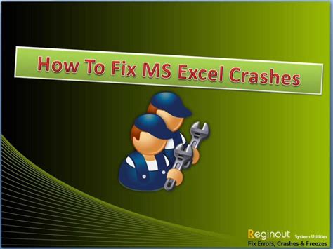 PDF How To Fix MS Excel Crashes DOKUMEN TIPS