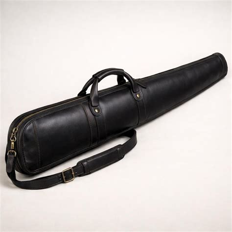 Handcrafted Leather Shotgun Case Full Grain Leather Gun Case Padded