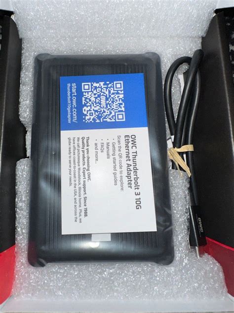 Owc Thunderbolt 3 10g Ethernet Adapter Computers And Tech Parts And Accessories Cables