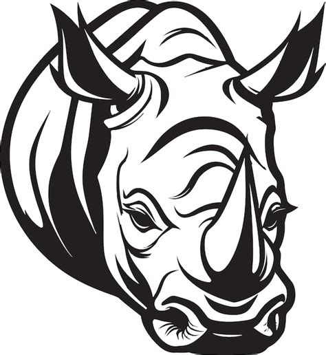 Premium Vector Abstract Rhino Vector Art A Fresh Perspective Rhino