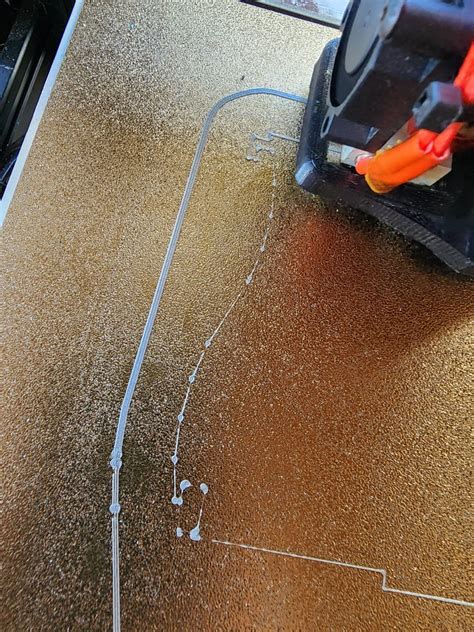 Any Idea Why Its Not Printing Continous Lines And Dots Instead R3dprinting