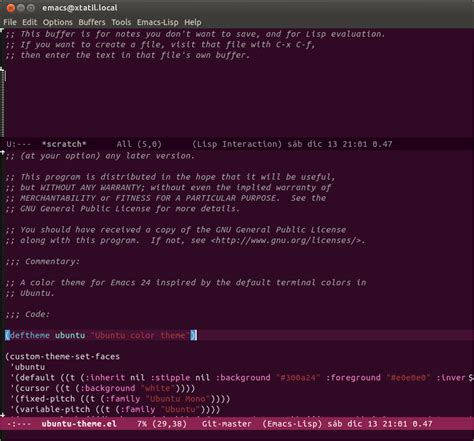 GitHub Rocher Ubuntu Theme Ubuntu Color Theme For Emacs