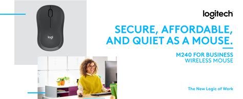 Logitech M For Business Silent Wireless Mouse Secure Logi Bolt Usb Receiver Bluetooth