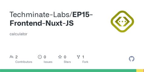 Github Techminate Labsep15 Frontend Nuxt Js Calculator