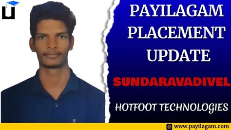 Payilagam Placement Sundaravadivel Hotfoot Technologies Java