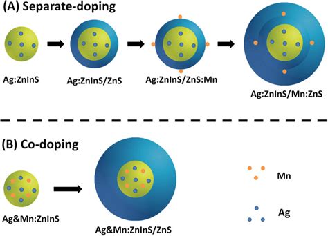 Sketch For The Synthesis Of Separate Doping Agzninsmnzns Qdsa And Download Scientific