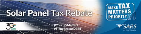 Solar Tax Rebate South African Revenue Service