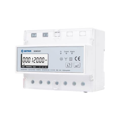 Sdm530y Rs485 Built In Relay Three Phase Multi Function Energy Meter