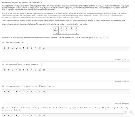 Solved A GRAPHING CALCULATOR IS REQUIRED FOR THIS QUESTION Chegg