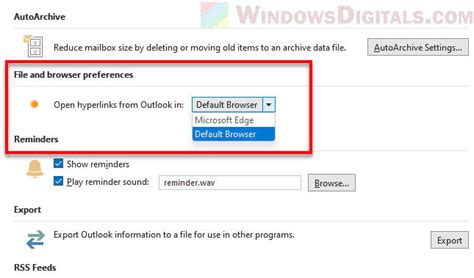 How To Get Outlook To Open Links In Chrome On Windows