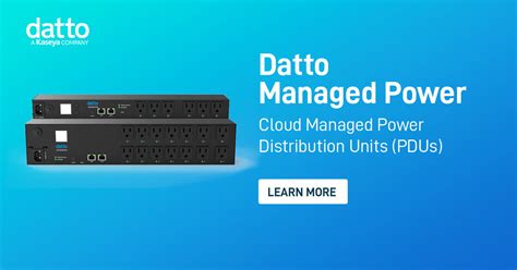 Managed Pdu Cloud Managed Power Distribution Units Pdus Datto