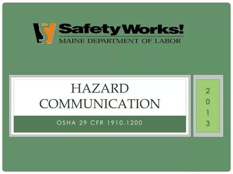 PPT Hazard Communication PowerPoint Presentation Free Download ID 2936630