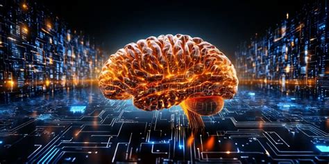 Neural Synthesis Ai As The Industry Cortex Stock Illustration