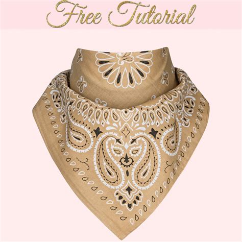 How To Make A Bandana No Sew Hand Machine TREASURIE