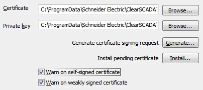 Security Guide Define Whether The Self Signed Certificate Warning Is Shown In Original WebX