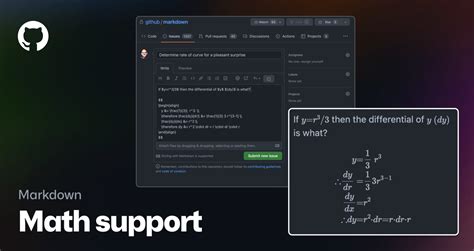 Math Support In Markdown The Github Blog