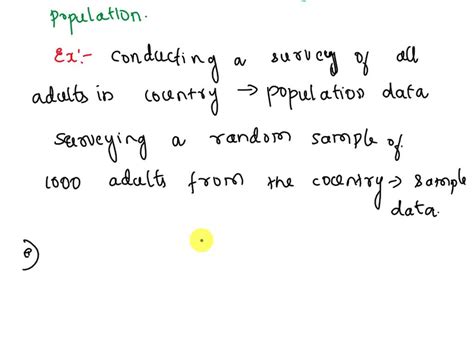 Solved Distinguish Between The Following Terms A Population And
