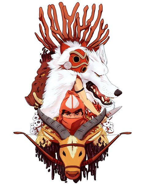 Download Princess Mononoke Bravely Defending Nature