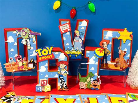 Toy Story Themed Name Letters Diy Toy Story Box Letters Toy Story