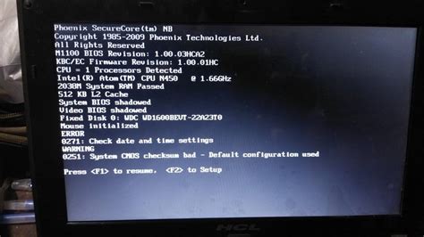 Phoenix Securecore Tm Nb Copyright 1985 2009 Phoenix Technologies Ltd