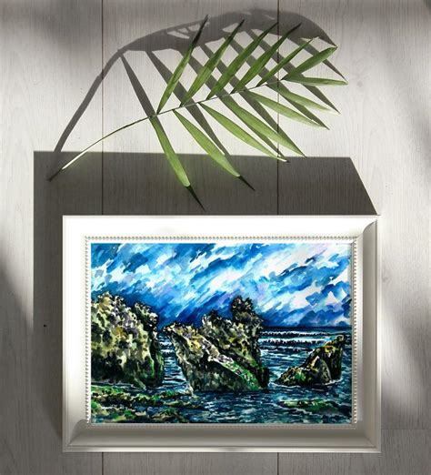 Пейзаж балі океан пляж — ціна 720 грн у каталозі Картини Купити товари для дому та побуту за