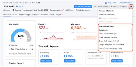 Configuring Site Audit Manual Semrush Toolkits Semrush