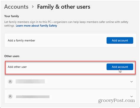 How To Add A Local User Account On Windows