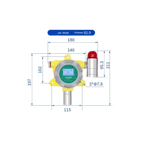 Taidacent Industrial Flameproof Rs485 Modbus 4 20ma 0 5v 10v 50 100 1000ppm Ammonia Sensor Nh3