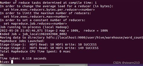 云计算技术 实验八 数据仓库hive的安装和使用hive安装和常用的hiveql操作实验目的 Csdn博客