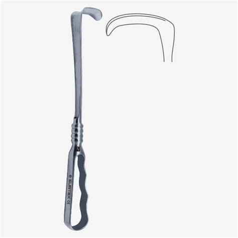 Richardson Retractor Ergonomic Handle L Shaped Blade