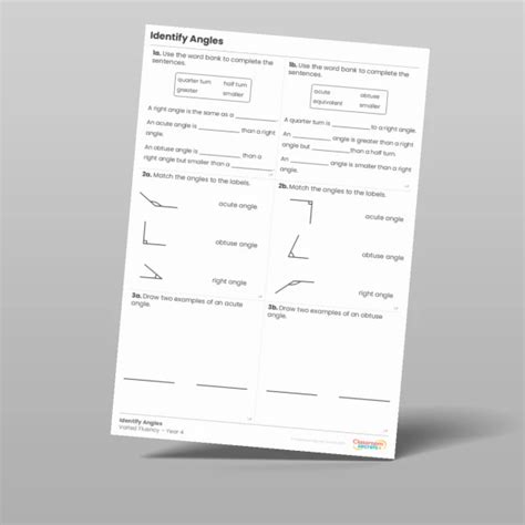 Year 4 Identify Angles Varied Fluency 2 Resource Classroom Secrets