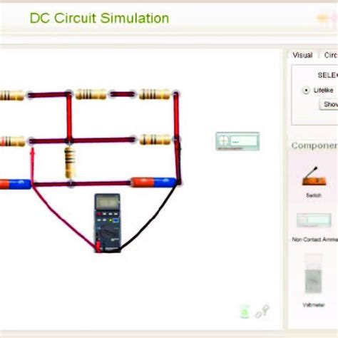Virtual Simulation Of Ac Circuit Simulation Download Scientific Diagram