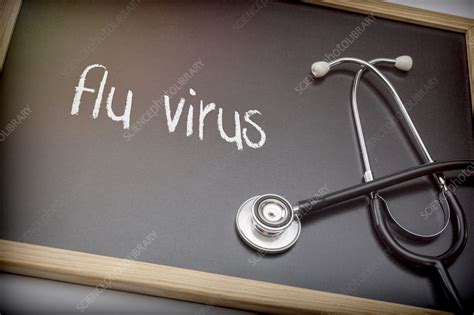 Flu Virus Conceptual Image Stock Image F037 1814 Science Photo Library