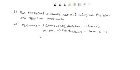 a binary pam communication system is used to transmit data over an awgn