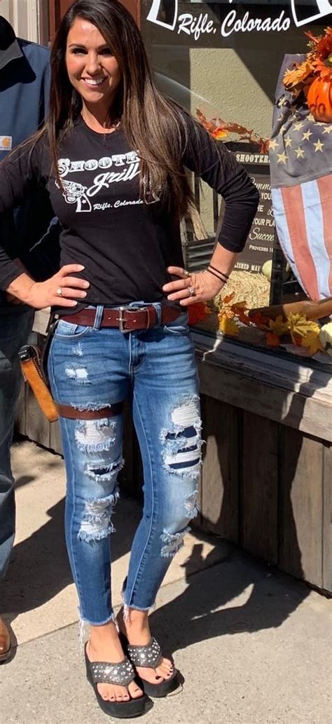 Image Tagged With Lauren Boebert Blue Jeans And Bare Feet Are The Best