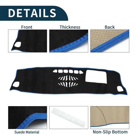 Tuckbold メルセデス・ベン ツ G L B X247 クラス 2020 2022用 ダッシュボードマット車内 ダッシュボードカバー