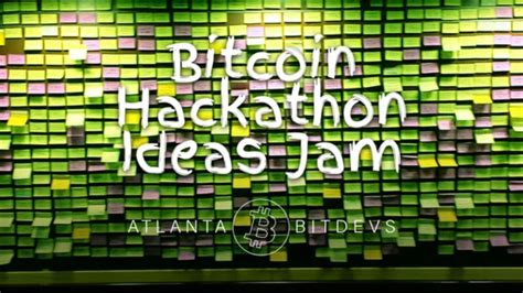 Bitcoin Hackathon Ideas Jam Hypepotamus
