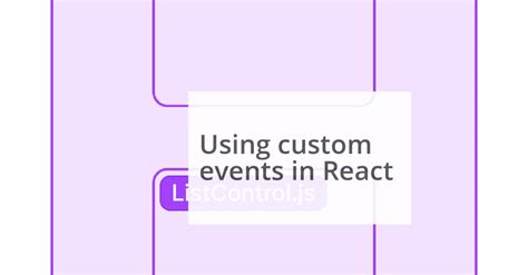 React Jobs On Linkedin Using Custom Events In React Logrocket Blog