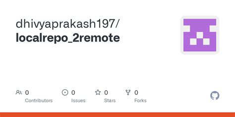 github dhivyaprakash197 localrepo 2remote