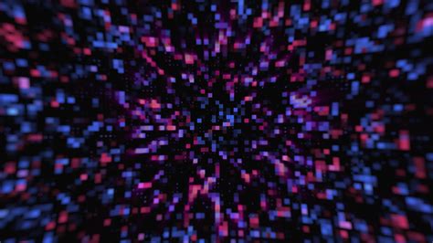 Blue And Purple Cube Digital Light Blurry Bokeh Motion Background 20547666 Stock Video At Vecteezy