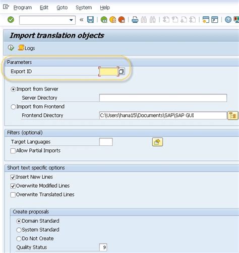 Loading Messages From Excel To Sap Table T100